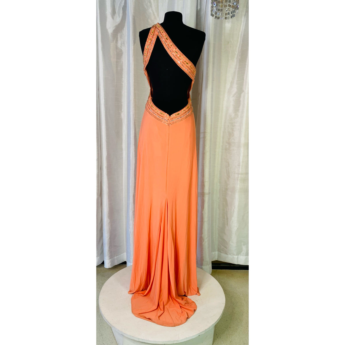 CACHE Long Gown Coral Size 8 NWT – Style Exchange Boutique PGH