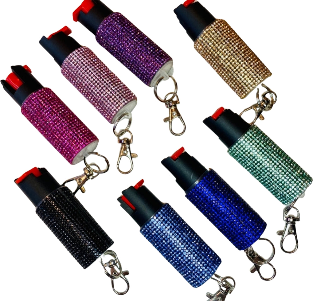 Bling Jeweled Pepper Spray - MULTIPLE COLORS AVAILABLE – Style Exchange ...